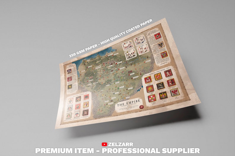 Map of the Empire: Uniforms & Heraldry (warhammer) - Etsy