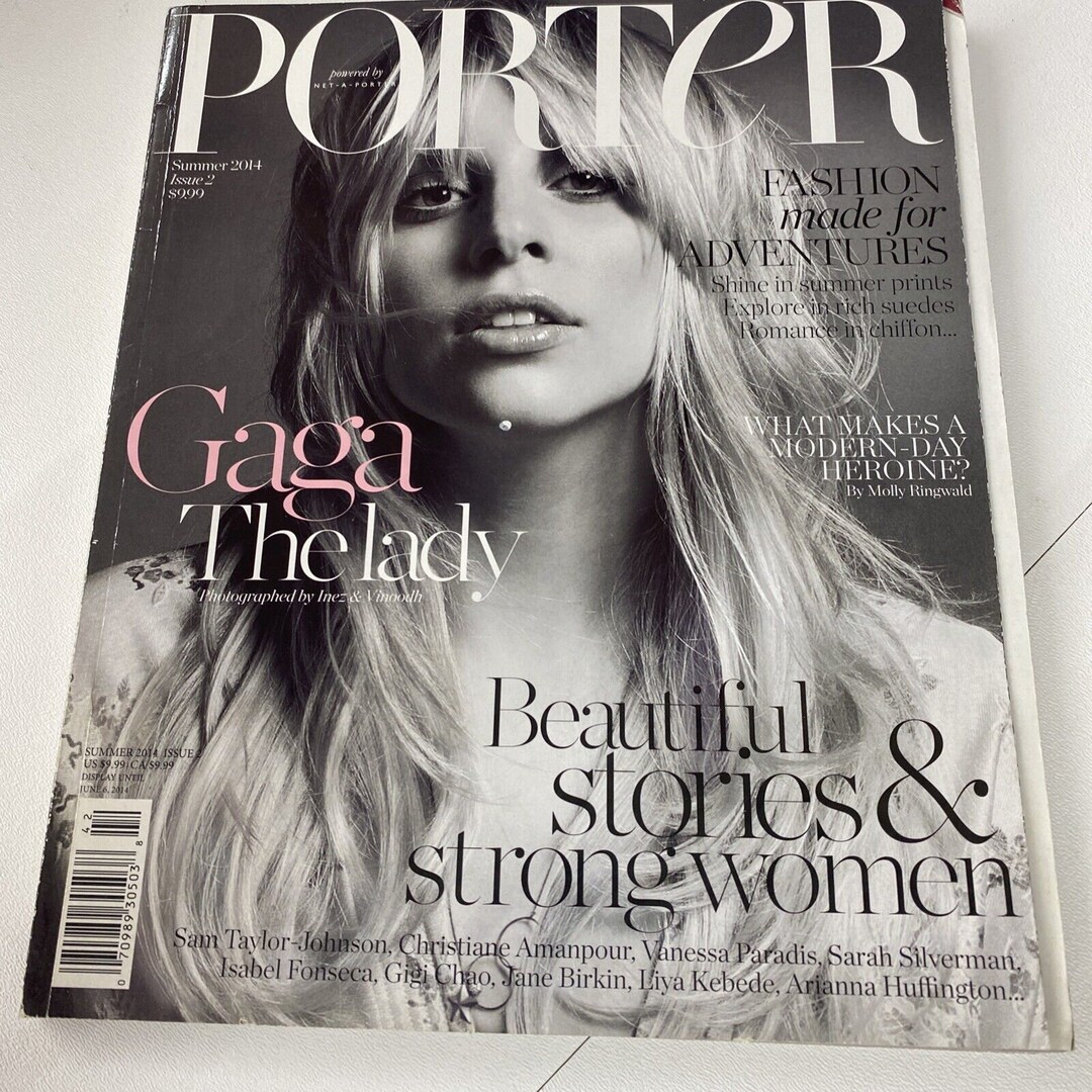 Lady Gaga Porter Magazine Beautiful Stories and Strong Women Adventure ...