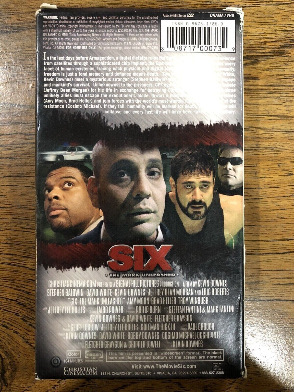 Six VHS Movie the Mark Unleashed Christian Apocalypse Drama 2004 ...