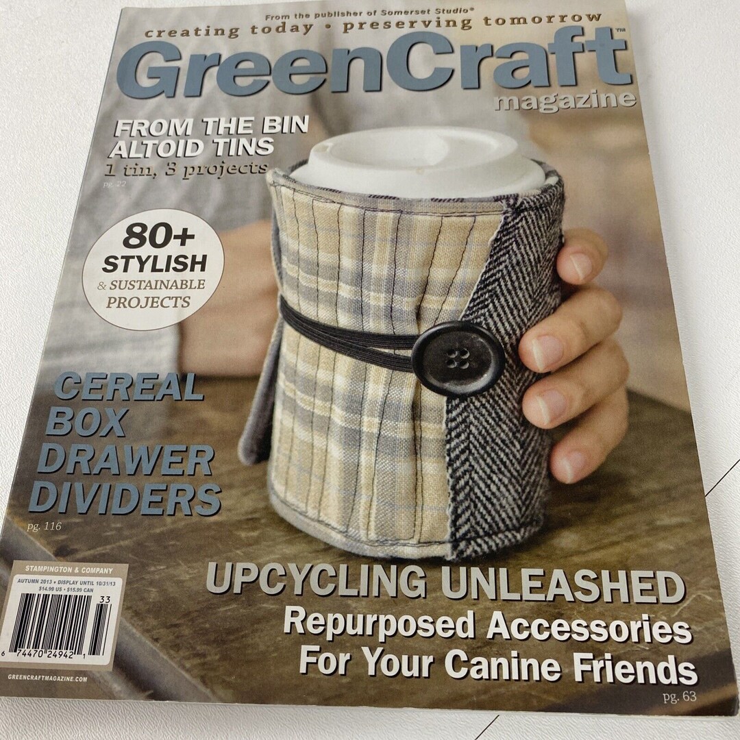 Greencraft Magazine From the Bin Altoid Tins Autumn 2013 - Etsy