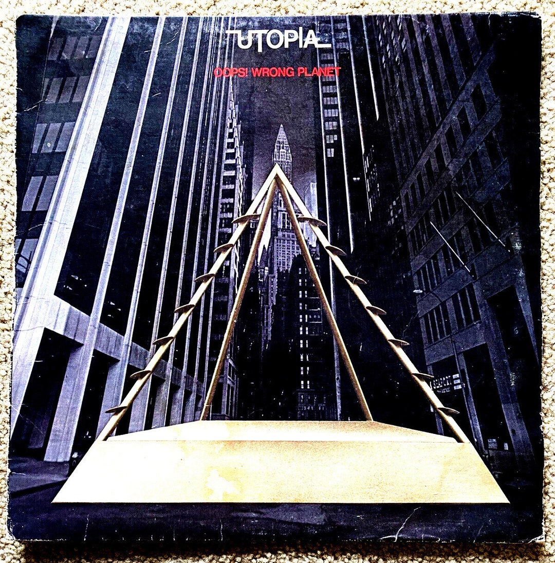 Utopia (rundgren) Oops! Wrong Planet Vinyl Record LP 1977 CS - Etsy