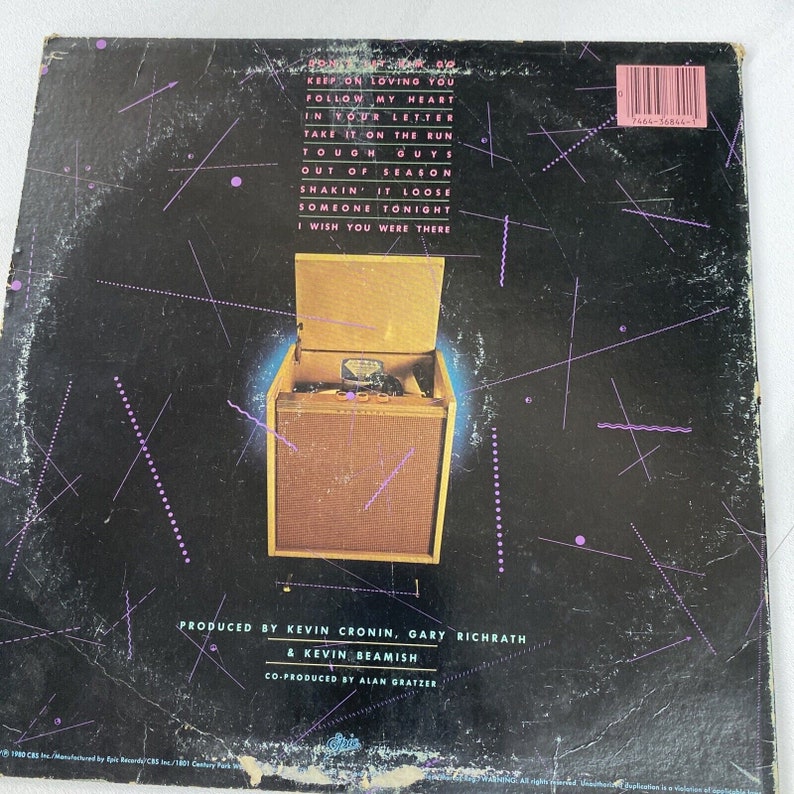 REO Speedwagon Hi Infidelity 1980 Epic Vinyl LP Record Album - Etsy