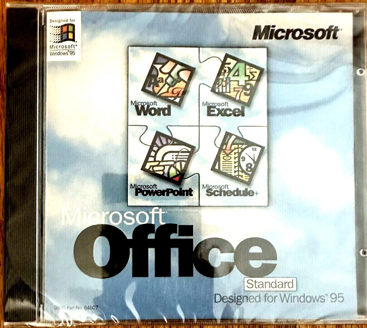 Microsoft Office Standard Designed for Windows 95 W CD and Key LS - Etsy
