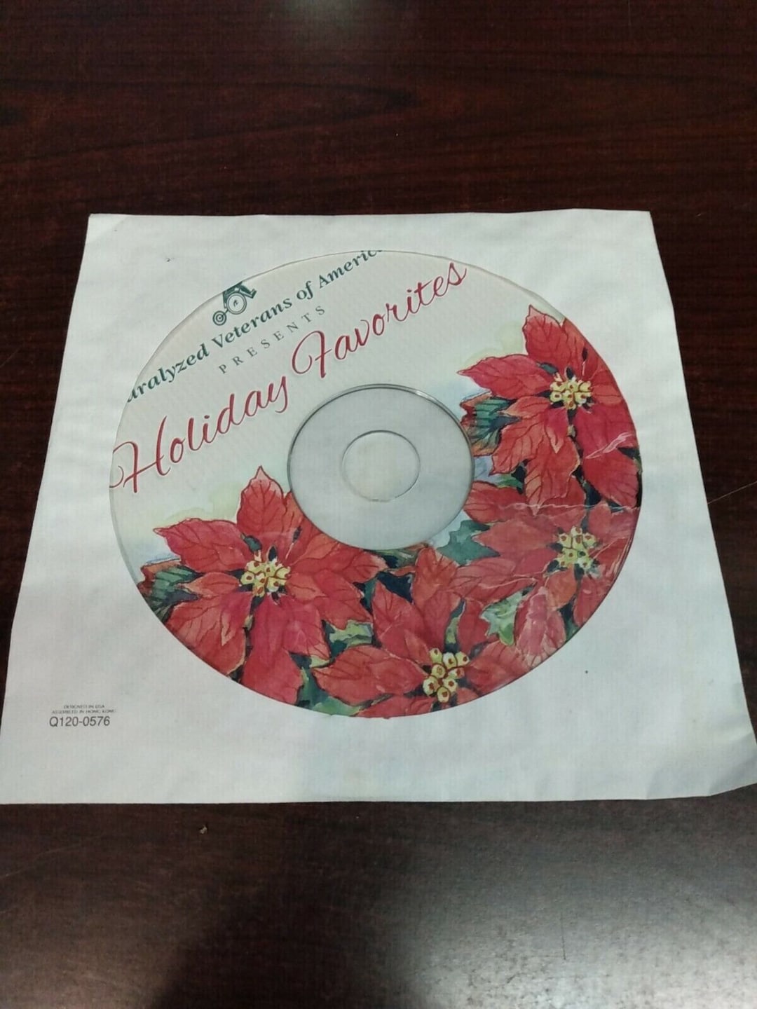 Vintage Christmas CD Paralyzed Veterans of America Holiday Favorites LS ...