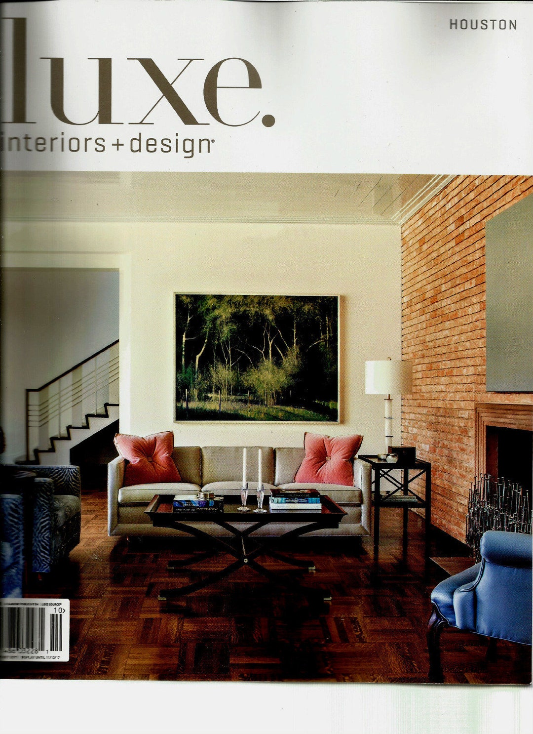 Luxe Interiors + Design Magazine Houston September/october 2017. - Etsy