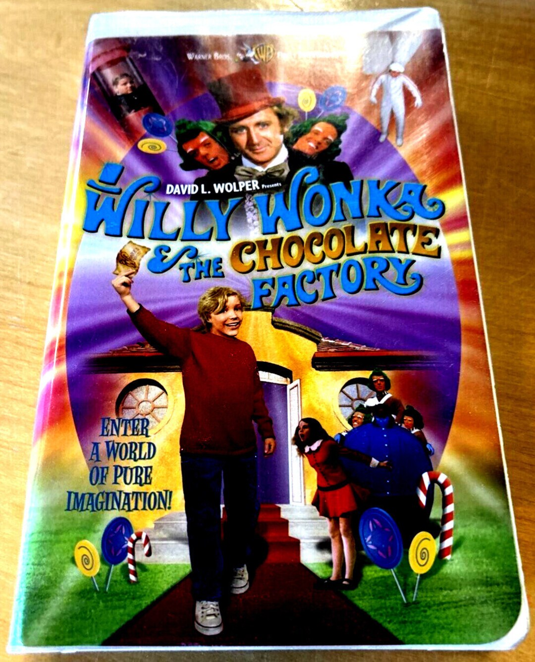 Willy Wonka and the Chocolate Factory VHS 2001 Gene Wilder Warner ...