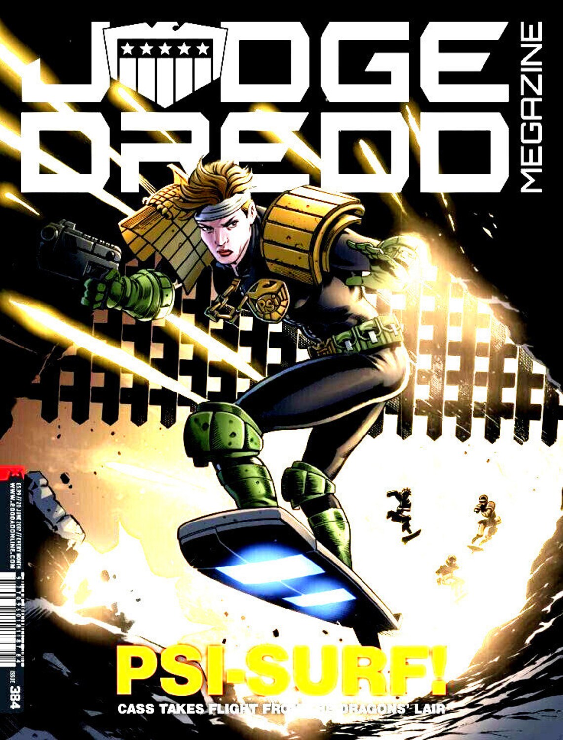 Judge Dredd Megazine 384 Psi-surf! Released 16th May 2017 - Etsy