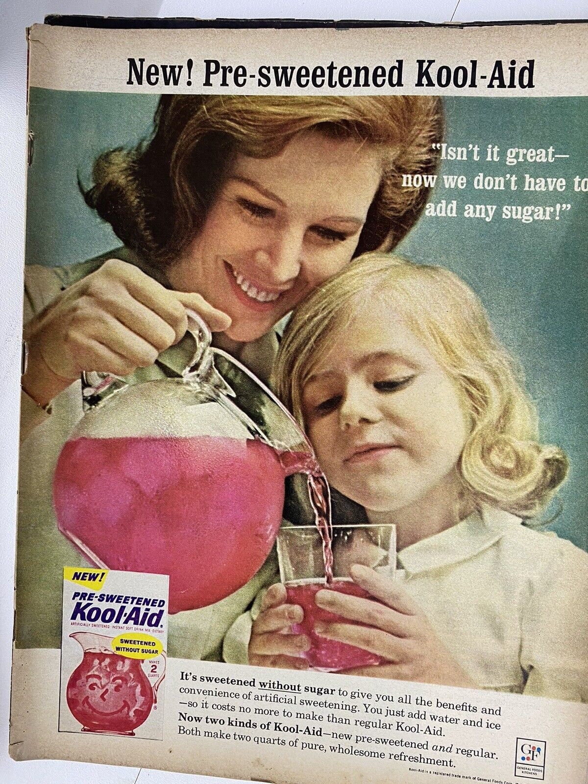 1964 Kool-aid Ad New Pre-sweetened Kool-aid - Etsy