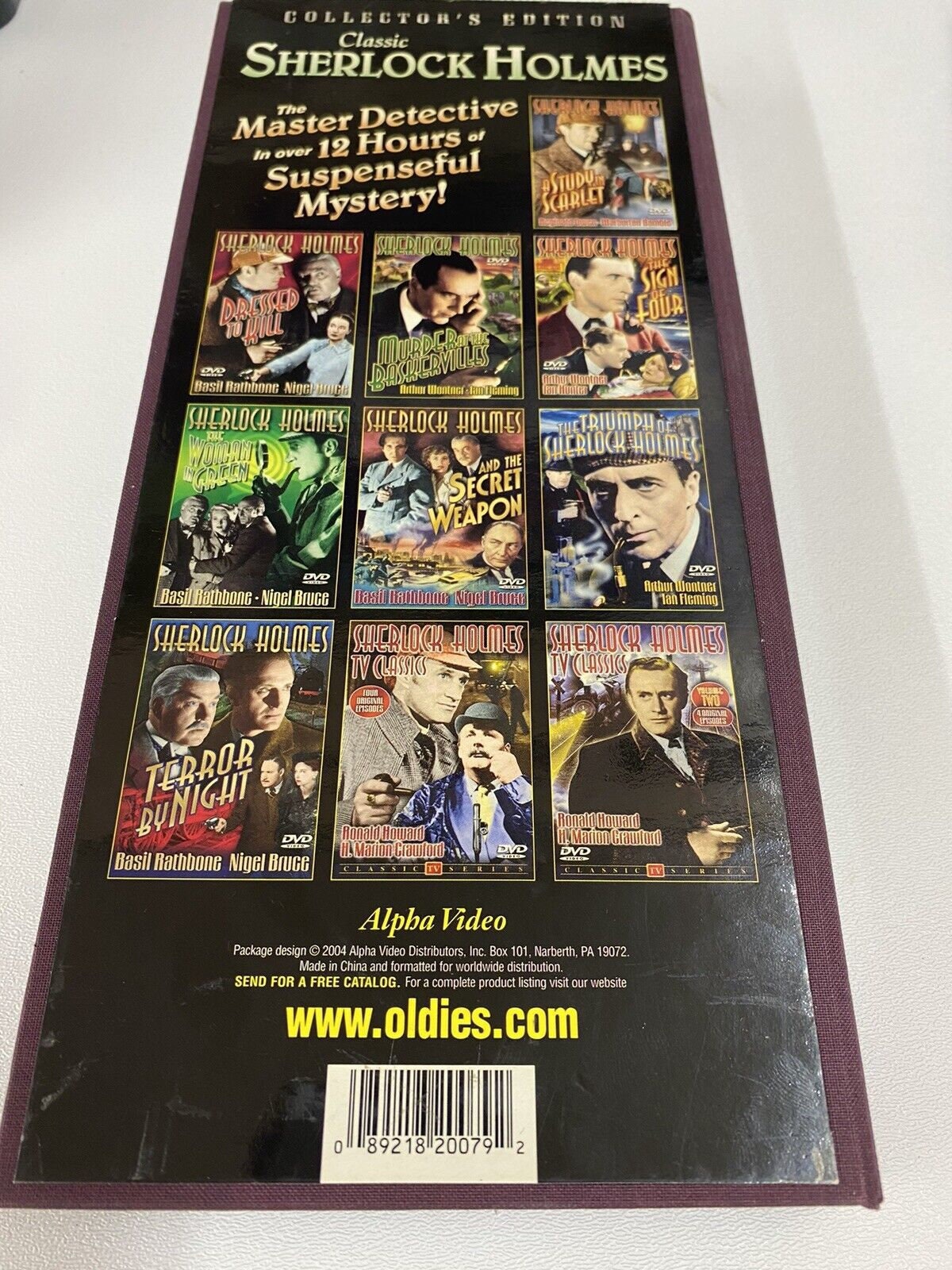 Sherlock Holmes 10 Dvd Set. Collectors Edition. Over 12 Hours - Etsy