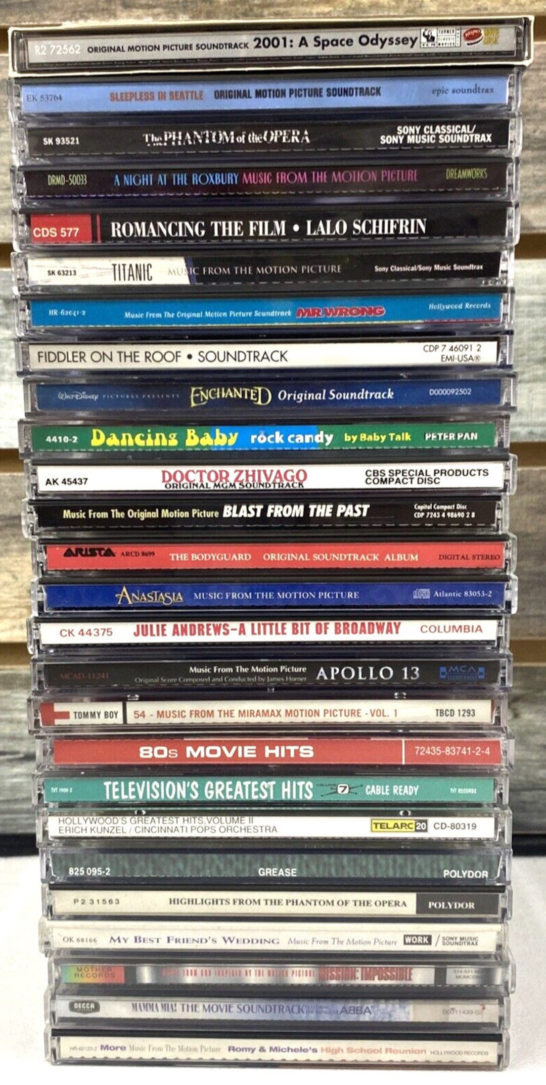 Lot of 26 Soundtrack Cds - 70s-80s 90s Movie Soundtracks LIKE NEW LS - Etsy