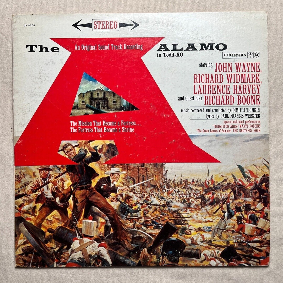 Dimitri Tiomkin the Alamo (in Todd-ao) 1960 Vinyl Lp Columbia Cs - Etsy