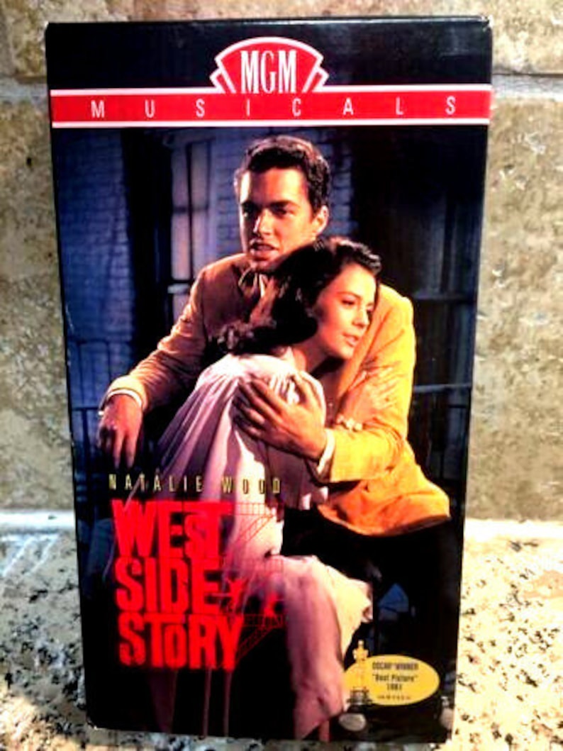 The West Side Story-natalie Wood, Mgm Musicals 1961 Vhs Ls - Etsy