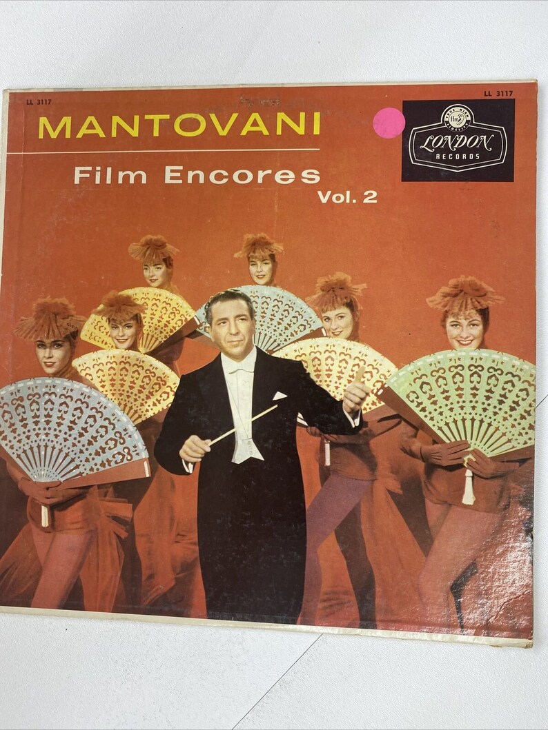 Mantovani and His Orchestra – Film Encores Vol. 2 London Records CS - Etsy
