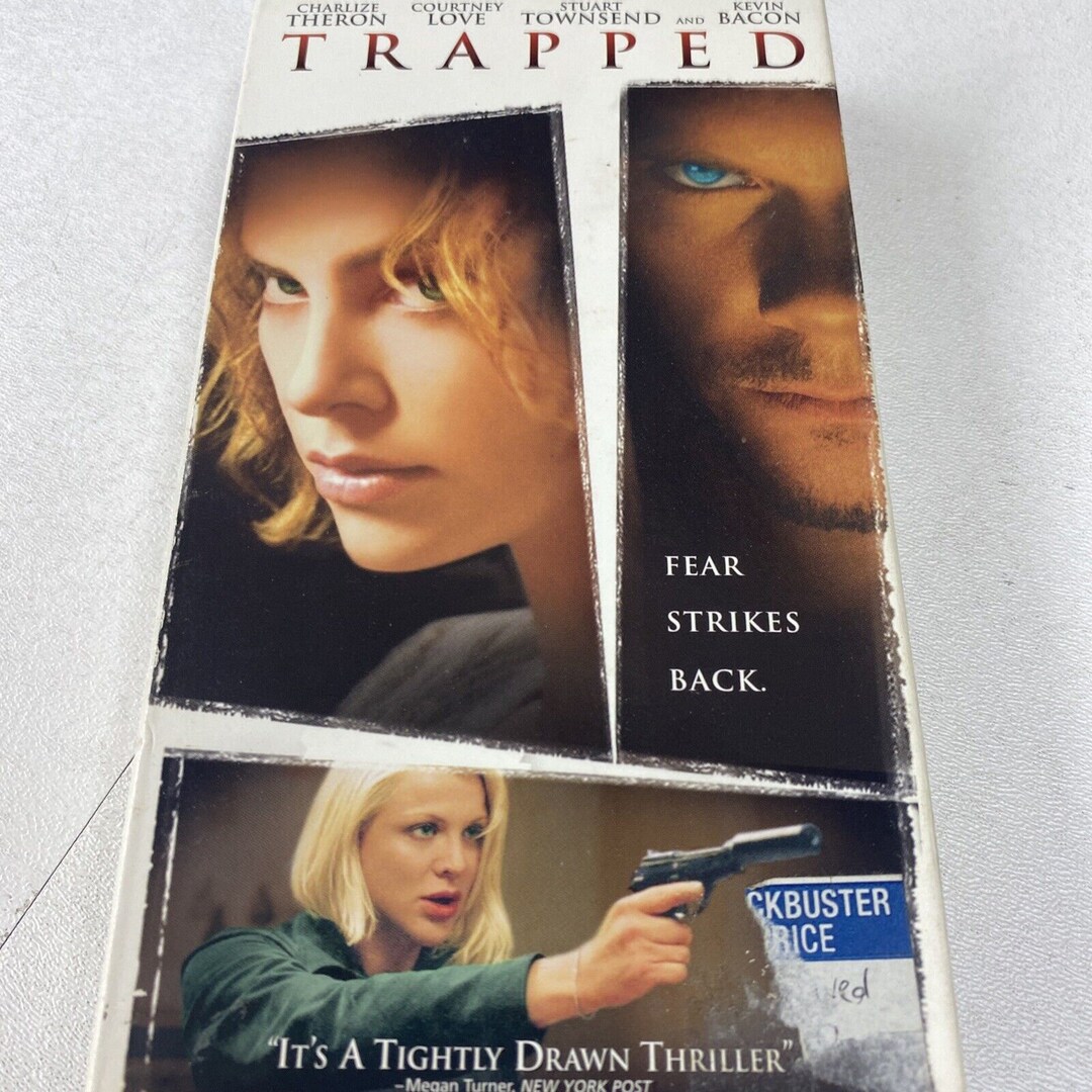 Trapped (VHS, 2002) Charlize Theron - Courtney Love - Kevin Bacon LS - Etsy