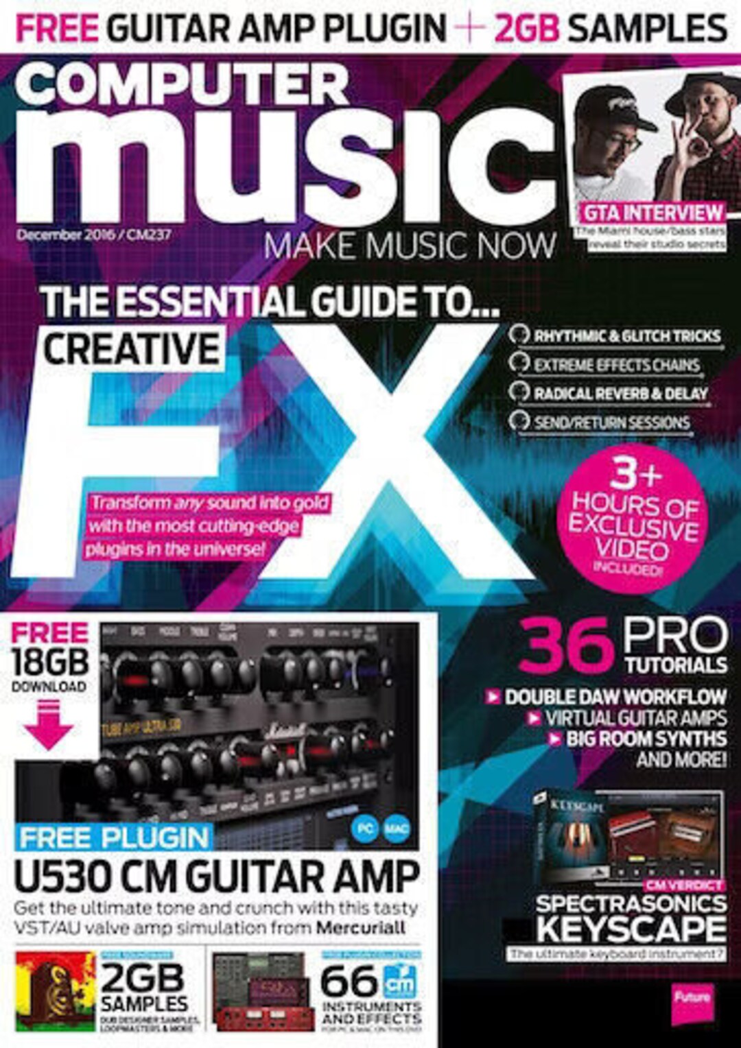 Computer Music Magazine December 2016 Back Issue - Etsy
