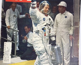 July 4 1969 Life Magazine Special Issue off to the Moon Neil Armstrong ...