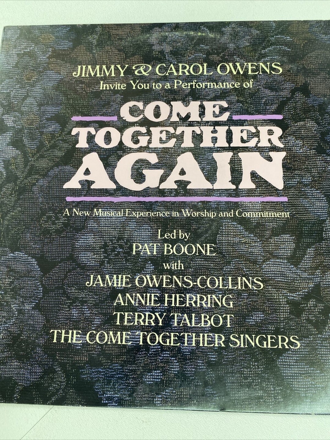 Jimmy & Carol Owens Come Together Again 1986 Lp Rare Cs - Etsy