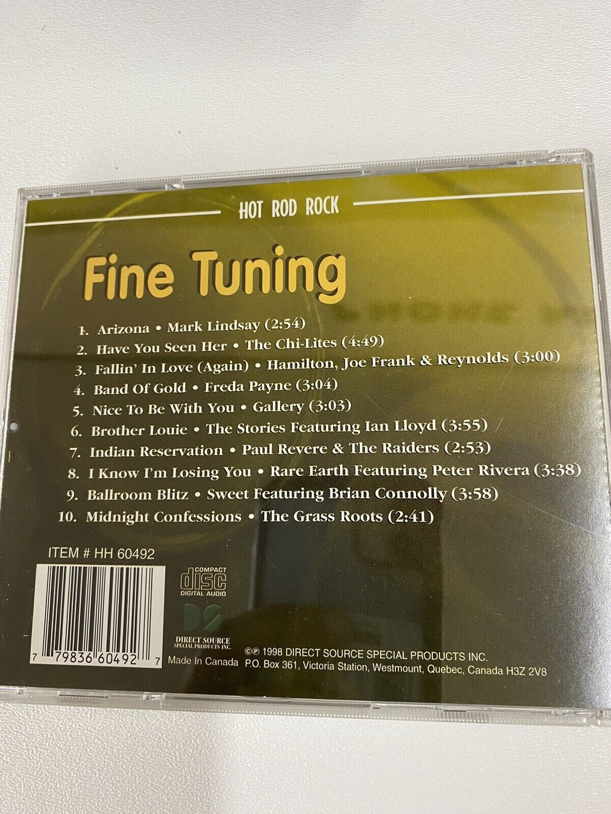 Hot Rod Rock Fine Tuning Cd Classic 70S Rare Earth Freda Payne Grass ...