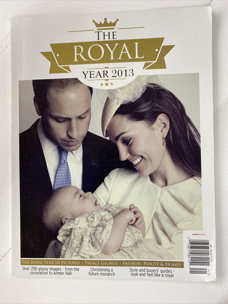 The Royal Magazine Year 2013, Kate Middleton/ Prince William Cover. - Etsy