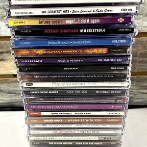 Lot of 25 -rock, Pop, Country Music Cds - 70S-80S 90S Like New Ls - Etsy