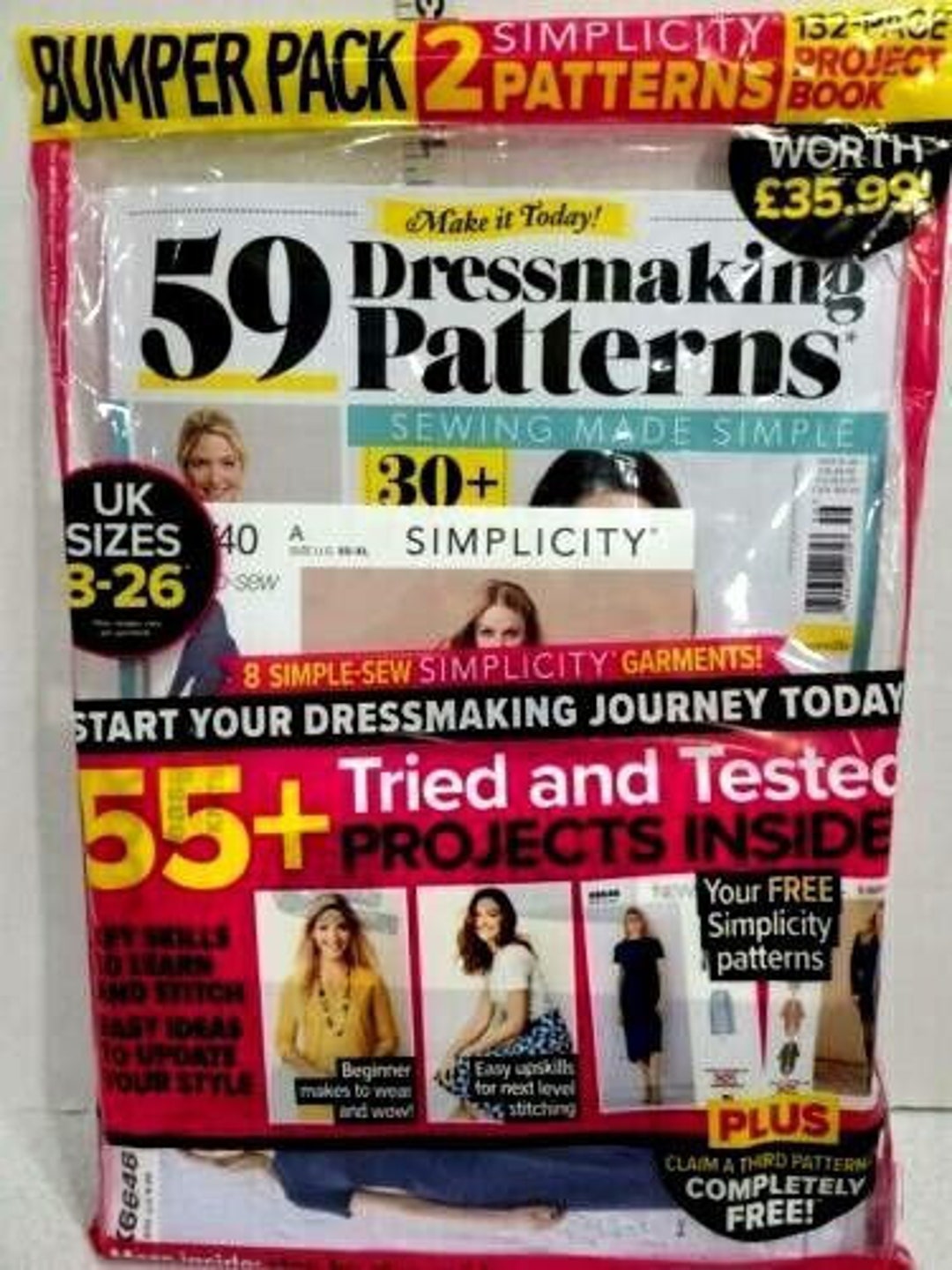 Make It Today Dressmaking Magazine Issue 56 Simplicity Projects Incl ...