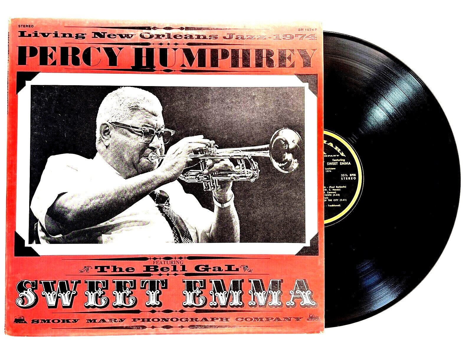 Percy Humphrey Sweet Emma Living New Orleans Jazz 1974 Vinyl LP CS - Etsy