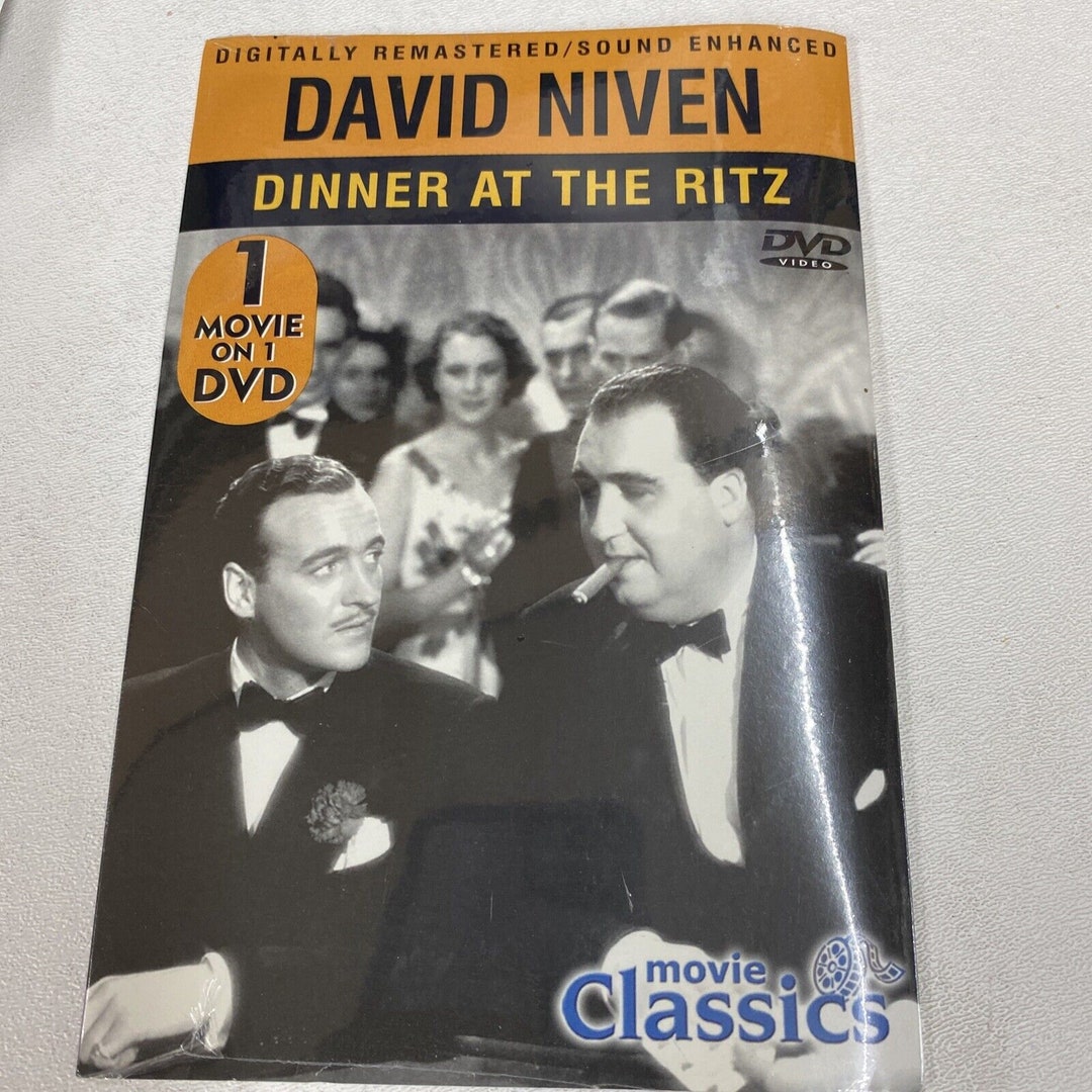 Dinner at the Ritz Dvd Starring David Niven and Ranie Racine Ls - Etsy