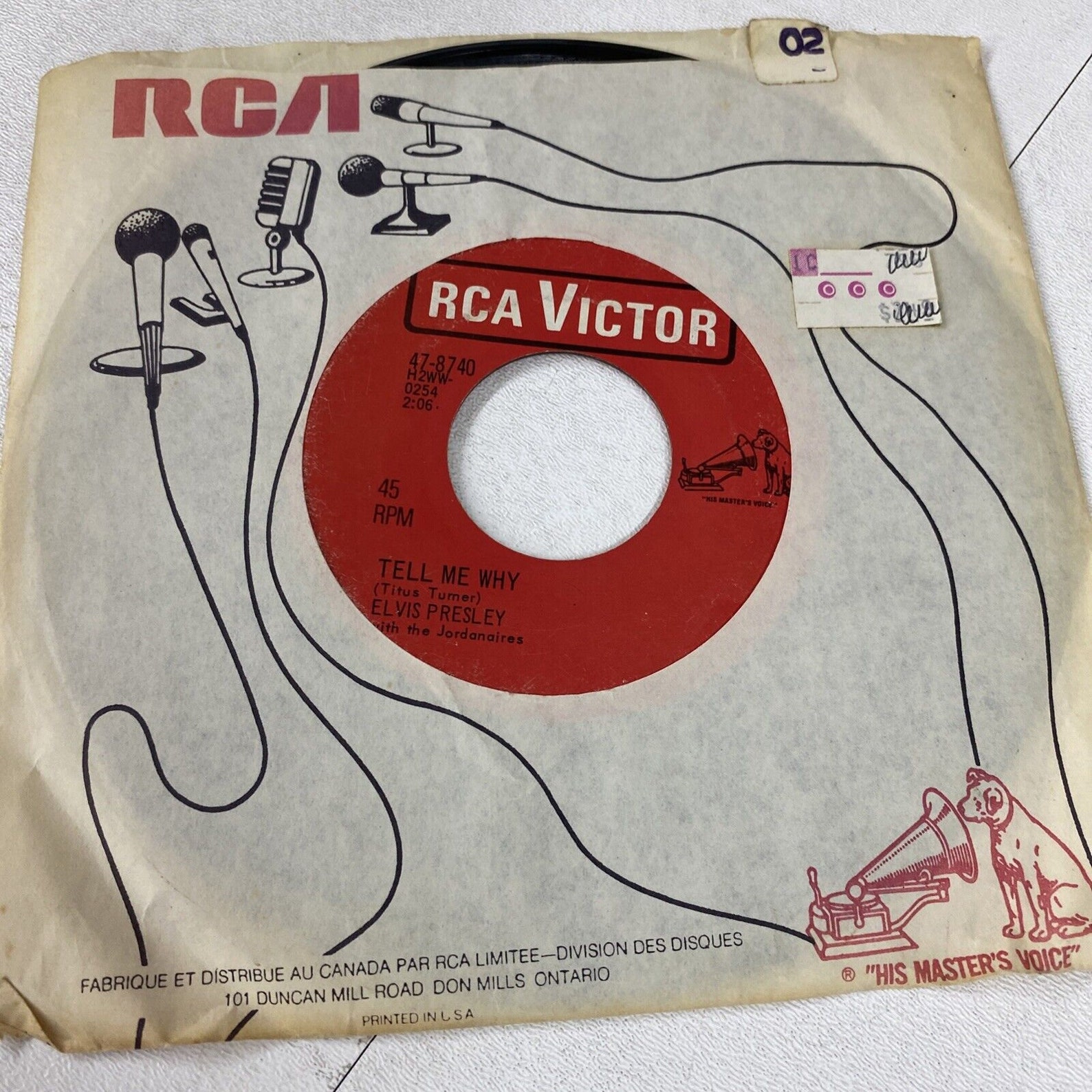Elvis Presley R&r 45 Tell Me Why Bw Blue River RCA LS - Etsy
