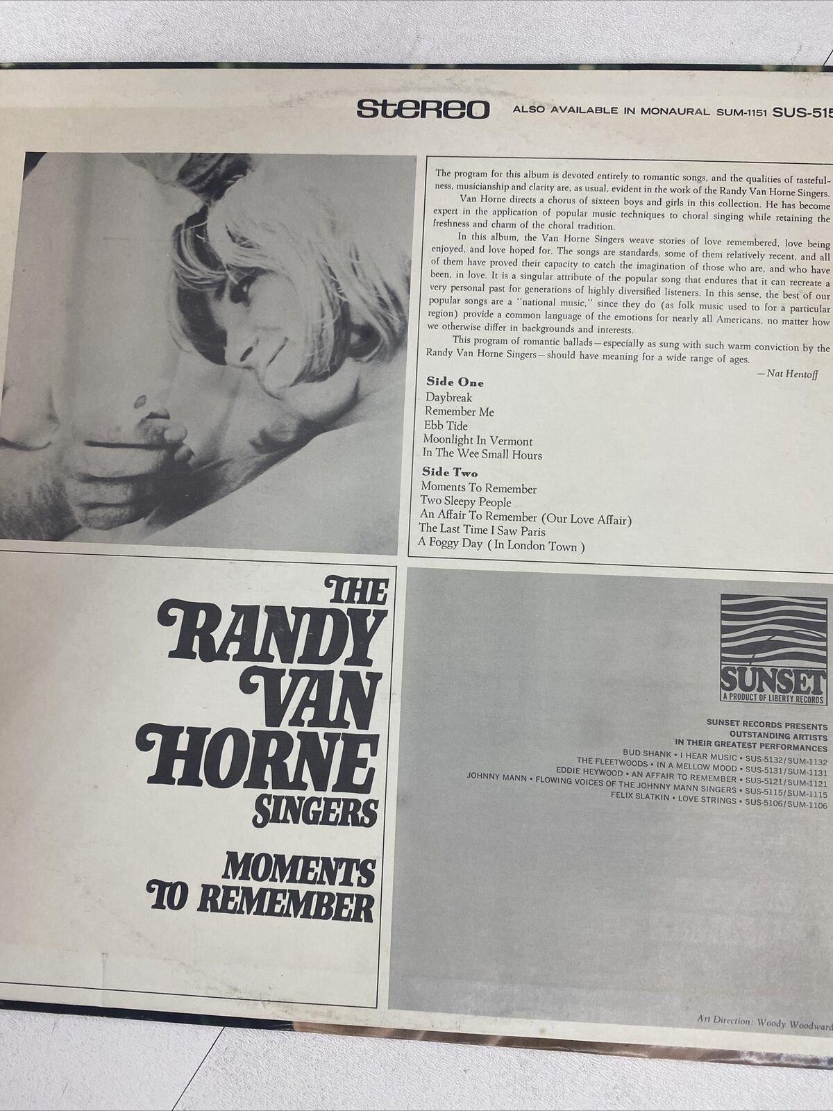 The Randy Van Horne Singers Moments to Remember 1967 Stereo LP CS - Etsy