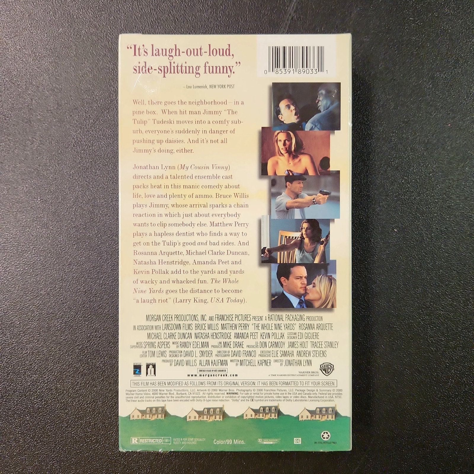 The Whole Nine Yards (VHS 2000) Bruce Willis Matthew Perry Michael ...