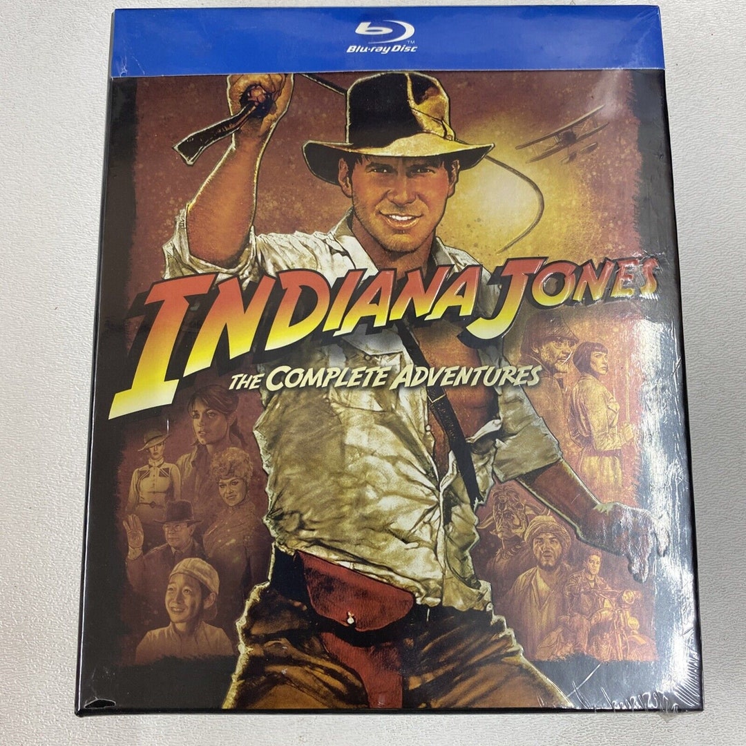 Indiana Jones the Complete Adventures Blu-ray All 4 Movies in HD Sealed ...