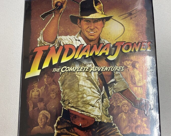 Indiana Jones the Complete Adventures Blu-ray All 4 Movies in HD Sealed ...