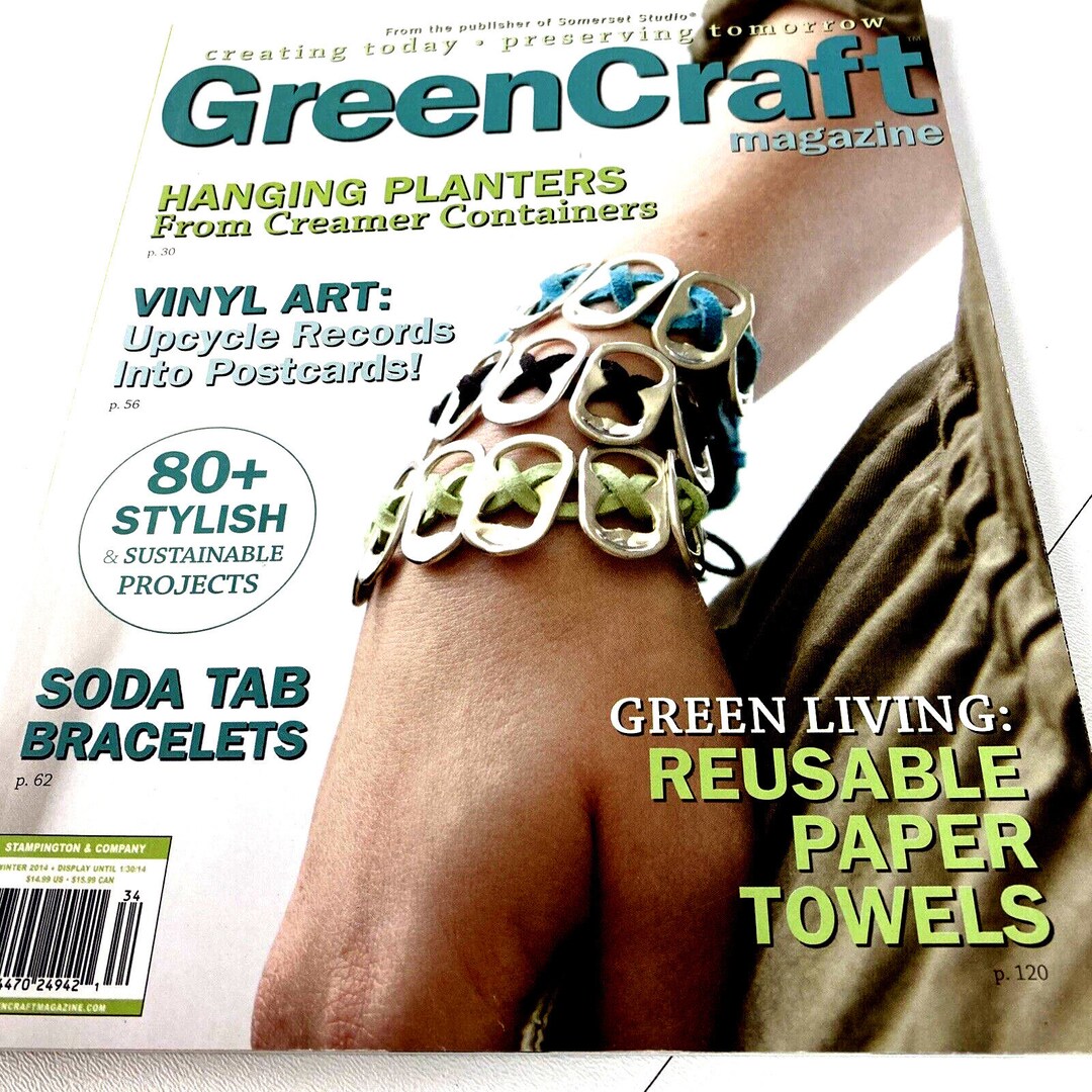 Greencraft Magazine Hanging Planters Winter 2014 - Etsy