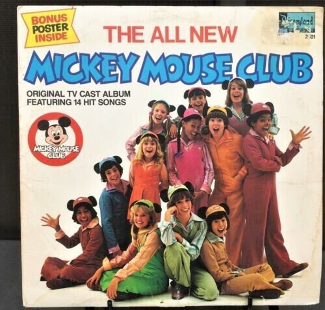 The All New Mickey Mouse Club Original TV Cast LP Disneyland 2501 ...