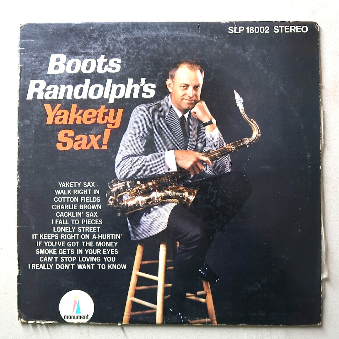 Boots Randolph's Yakety Sax Vinyl Album, Monument Records, 1963 CS - Etsy