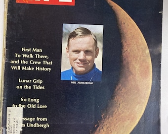 July 4 1969 Life Magazine Special Issue off to the Moon Neil Armstrong ...