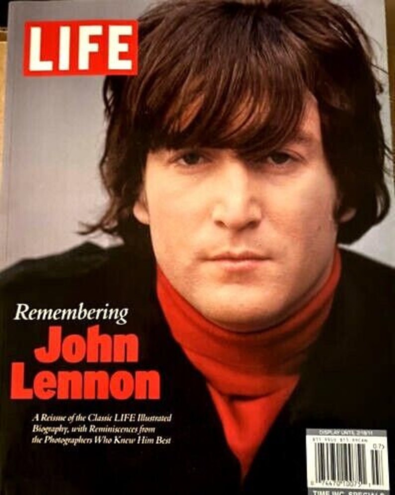 Life Magazine Remembering John Lennon A Reissue of Life - Etsy