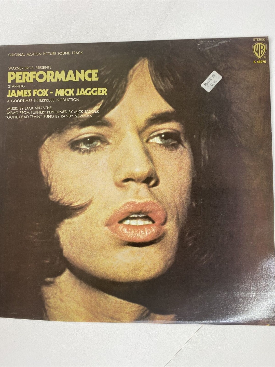 Performance James Fox Mick Jagger Rolling Stones Orig. LP 1970 Warner ...