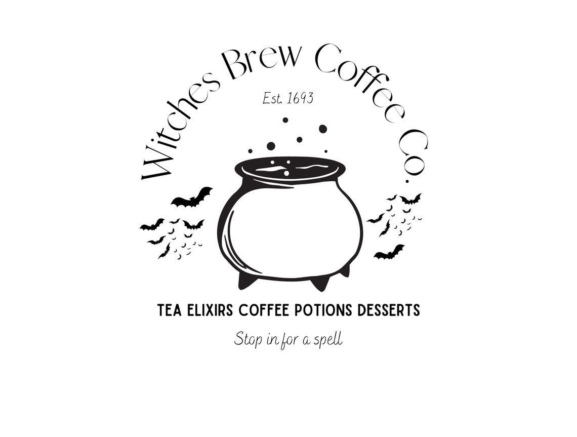 Witches Brew PNG File Halloween Coffee Potions and Witches Spooky ...