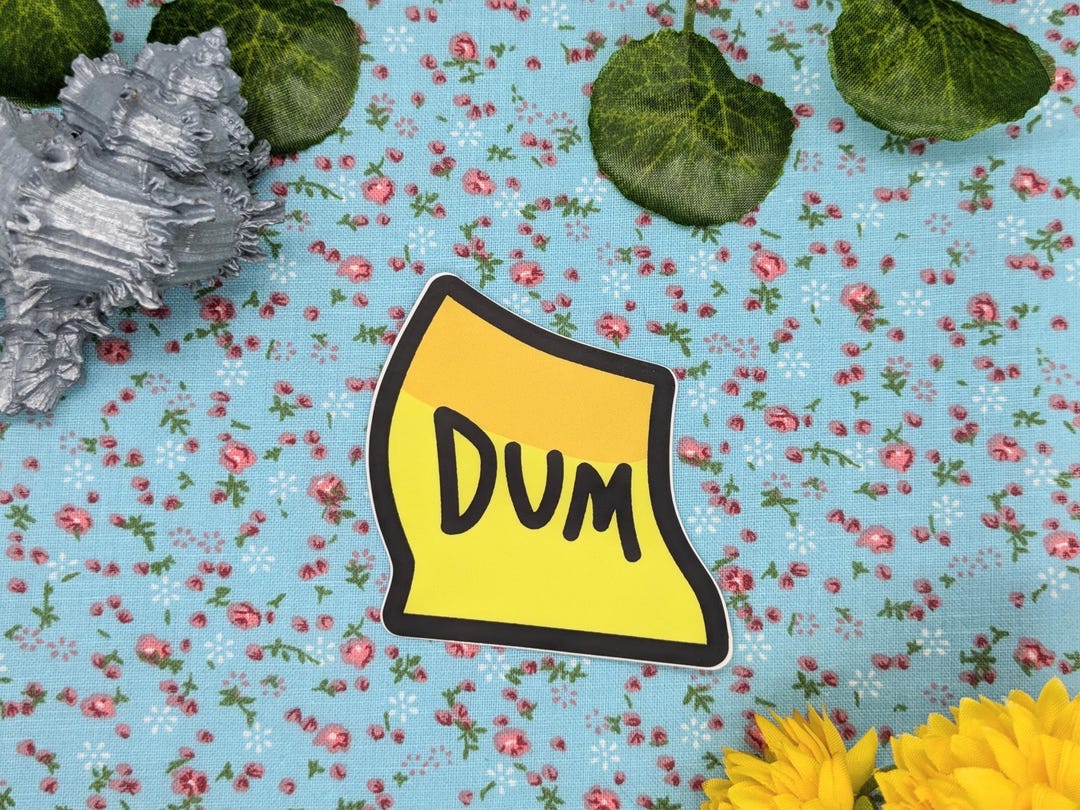 DUM Sticker - Among Us | Diecut & Water Resistant | Matte Finish - Etsy