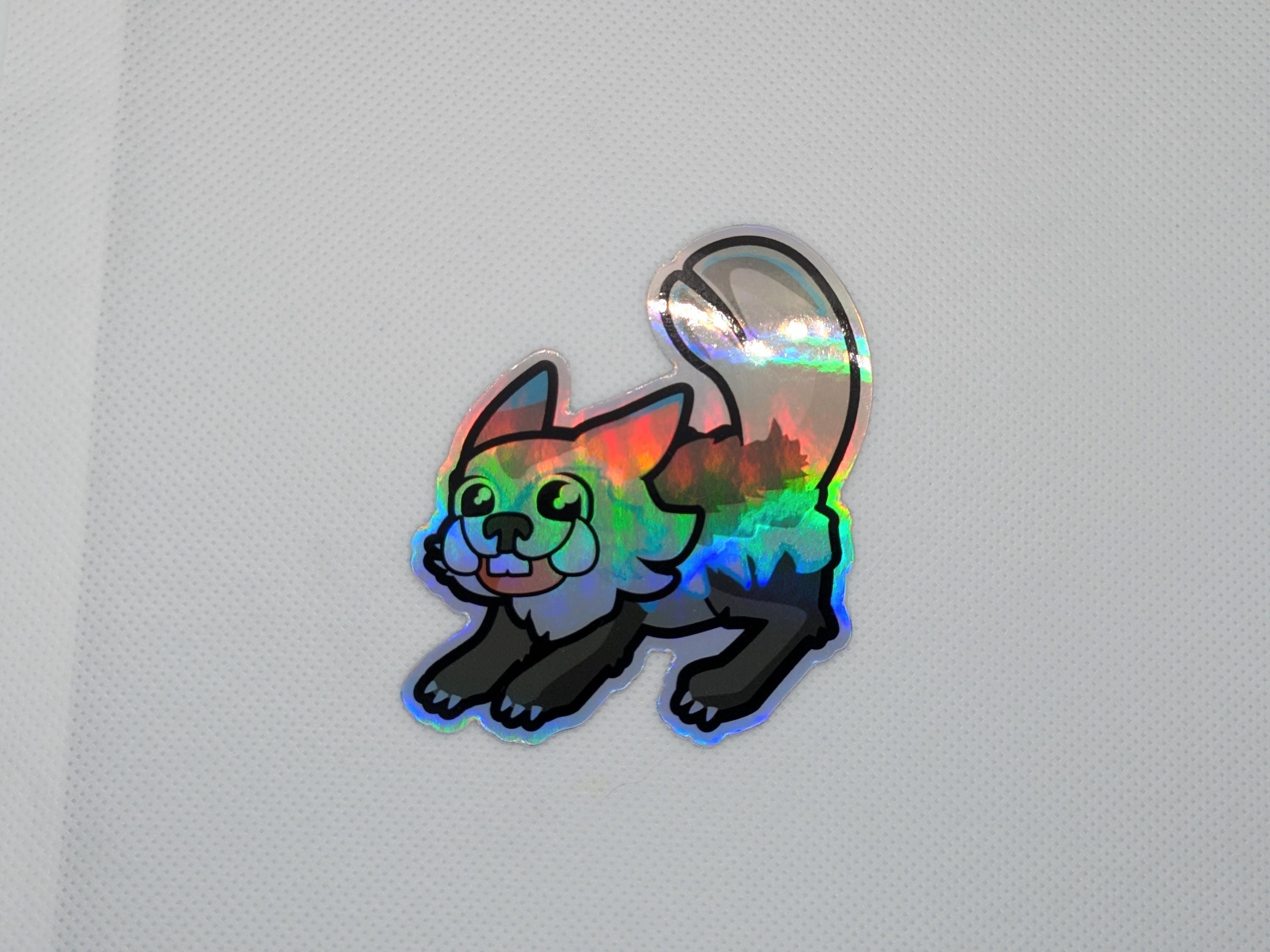 Holographic Azure Chapaa Sticker -palia | Diecut & Water Resistant ...