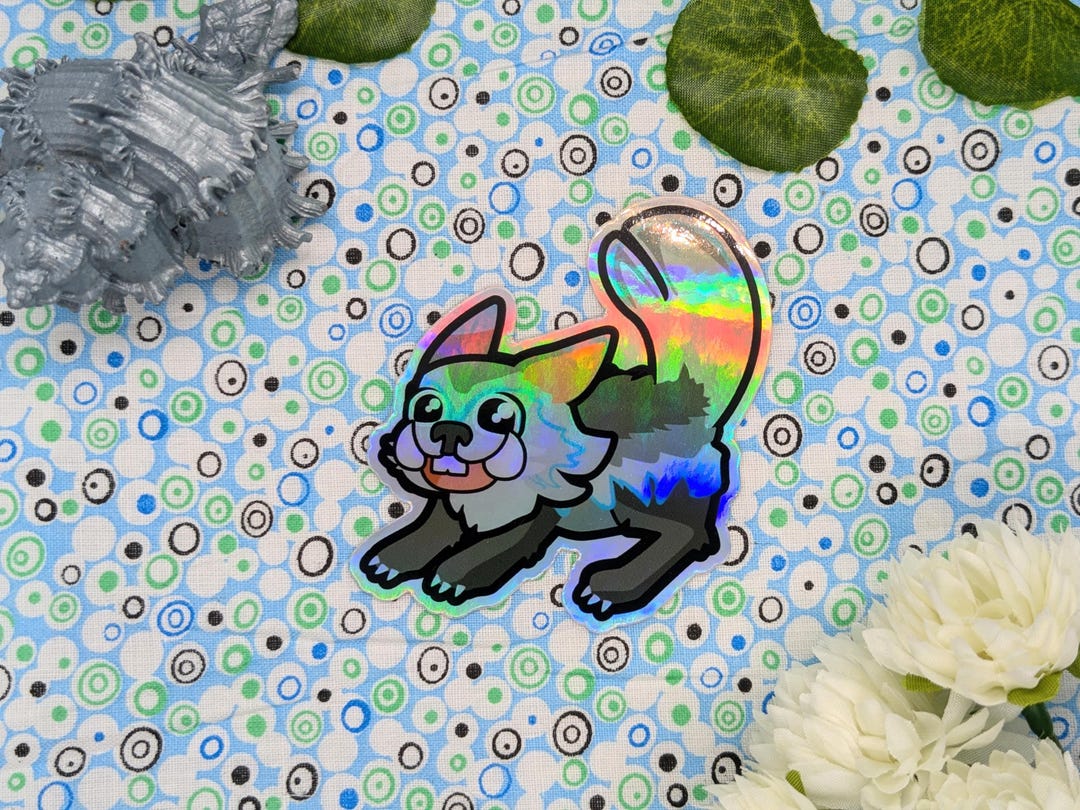 Holographic Azure Chapaa Sticker -palia | Diecut & Water Resistant ...