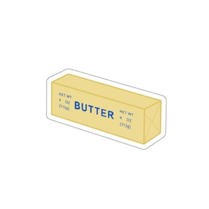 Butter Sticker - Etsy