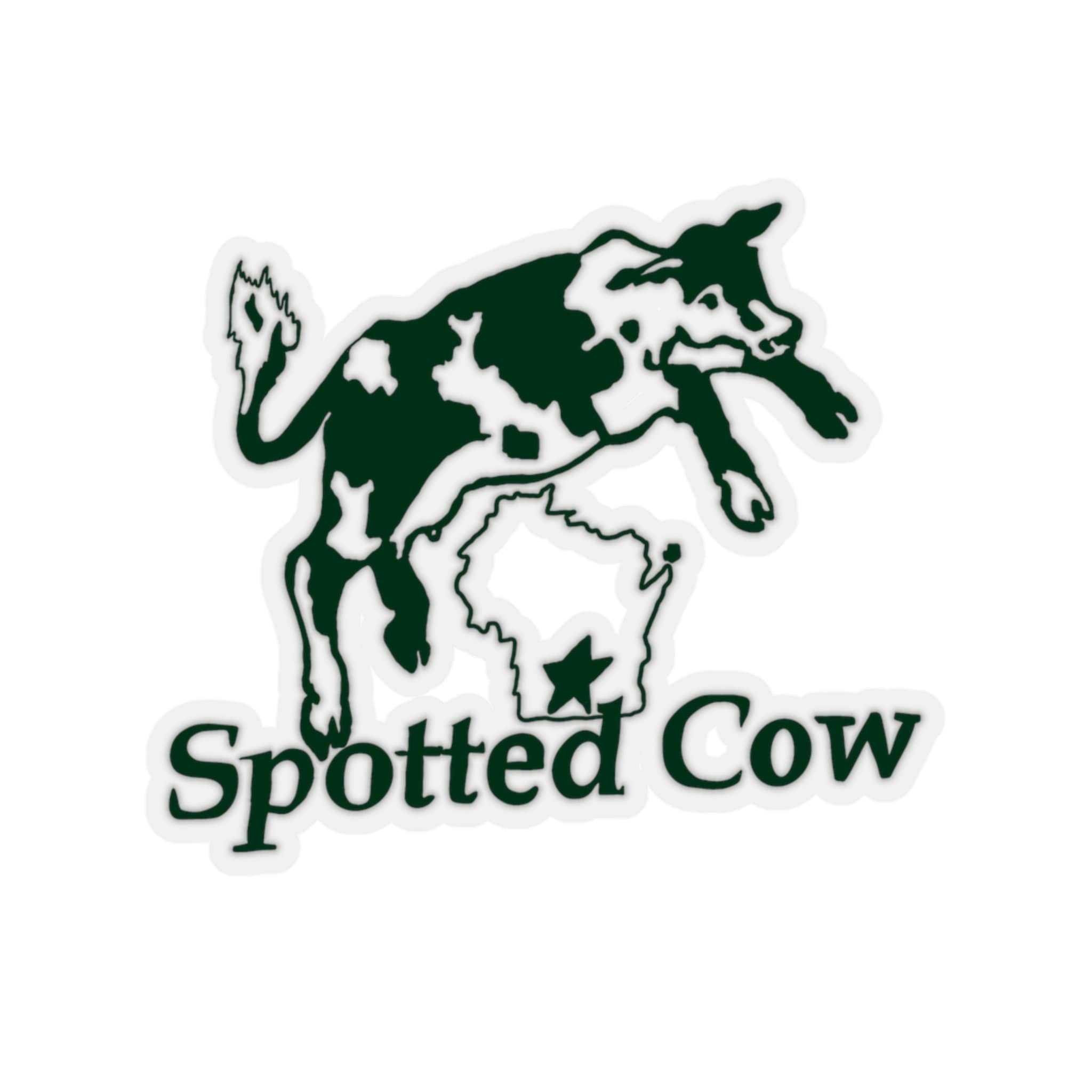 Spotted Cow Sticker - Etsy