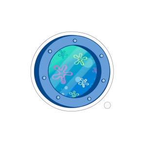 Spongebob Window Sticker - Etsy