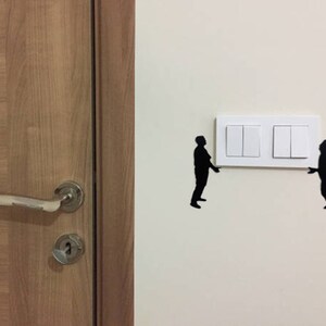 Man Carrying Wall Plexi Sticker, Car Window Decal, Cool Laptop Sticker ...