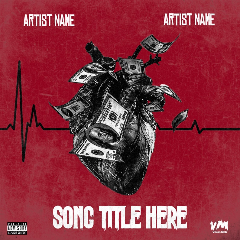 Editable Hip Hop Song Cover Template PSD File - Etsy