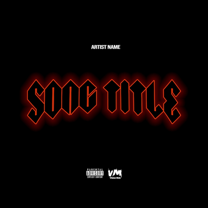 Editable Hip Hop Song Cover Template (PSD File) - Etsy