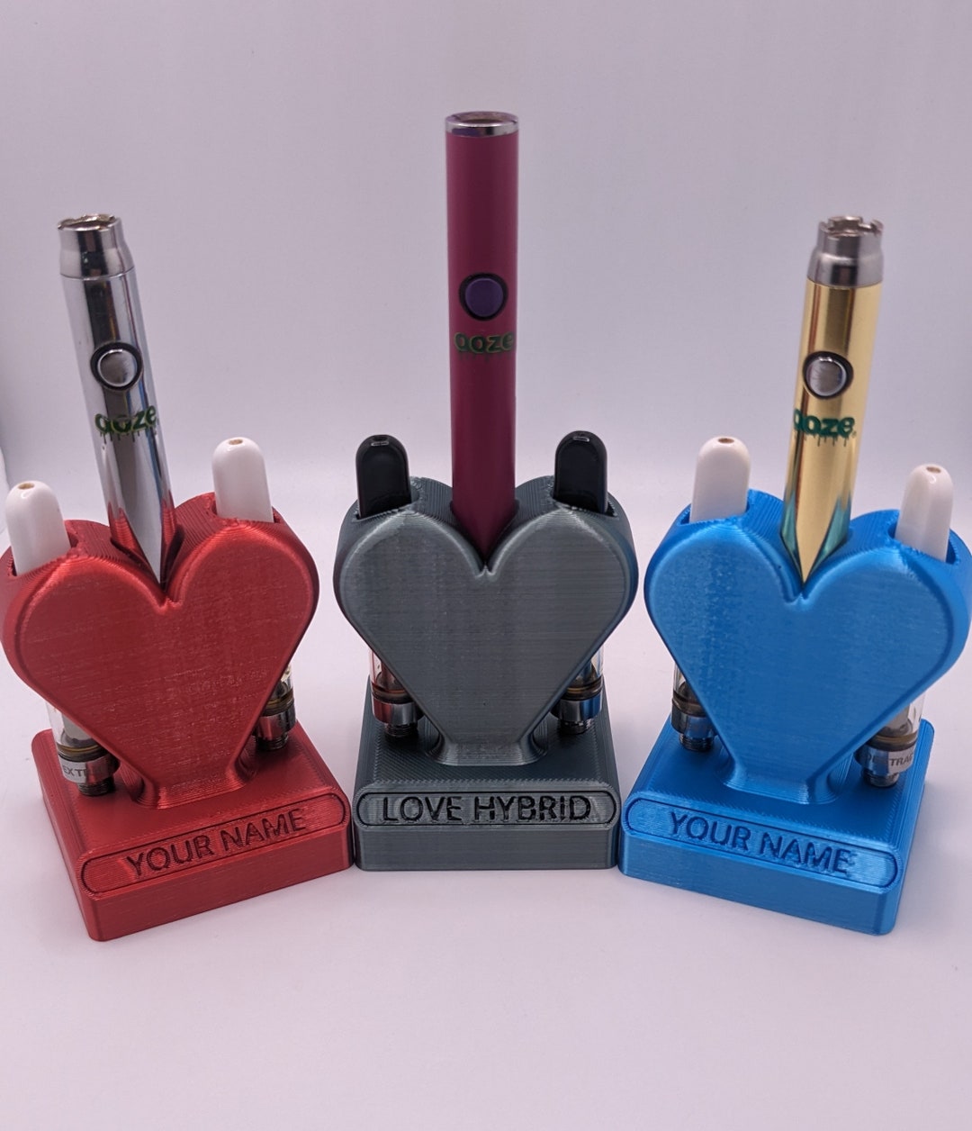 510 Heart Vape Pen Stands Cartsaber's - Etsy