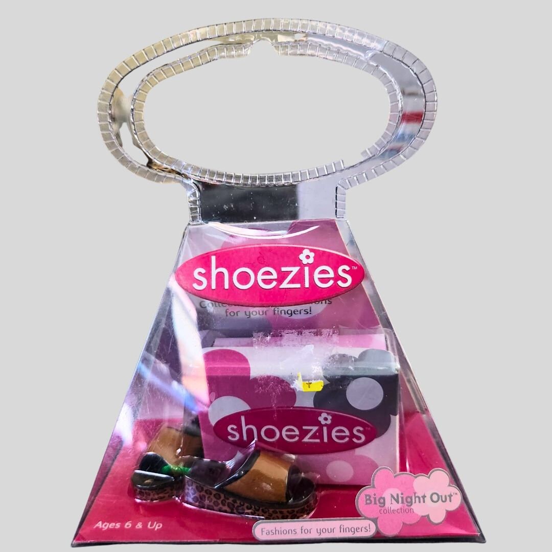 Vintage 2001 Shoezies Step-in Lively Leopard Hasbro Fashion for Your ...